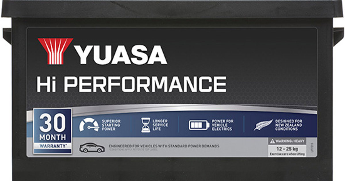 DIN53L MF - Hi Performance DIN Conventional car batteries | Yuasa Batteries