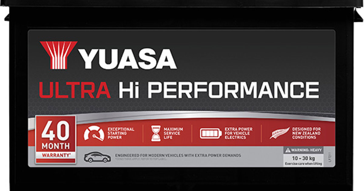 DIN53LHX MF - Ultra Hi Performance DIN Conventional car batteries | Yuasa Batteries