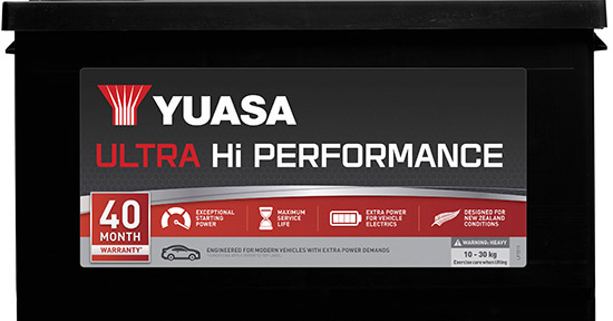 DIN65RHX MF - Ultra Hi Performance DIN Conventional car batteries | Yuasa Batteries