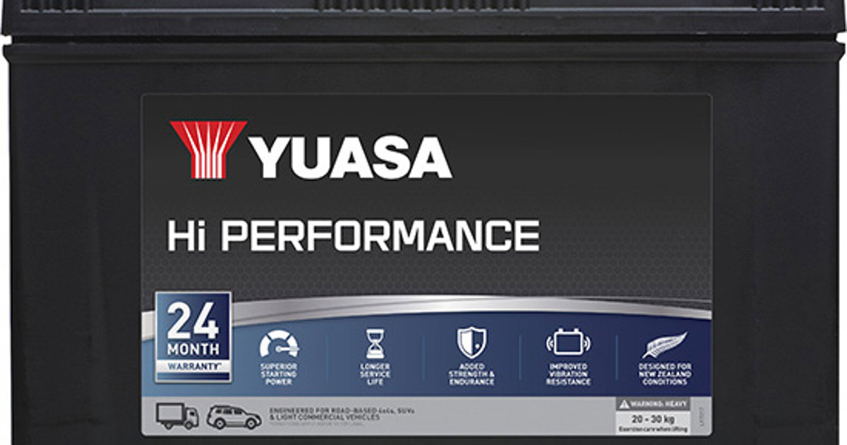 N70ZZ MF - Hi Performance 4x4 & SUV batteries | Yuasa Batteries