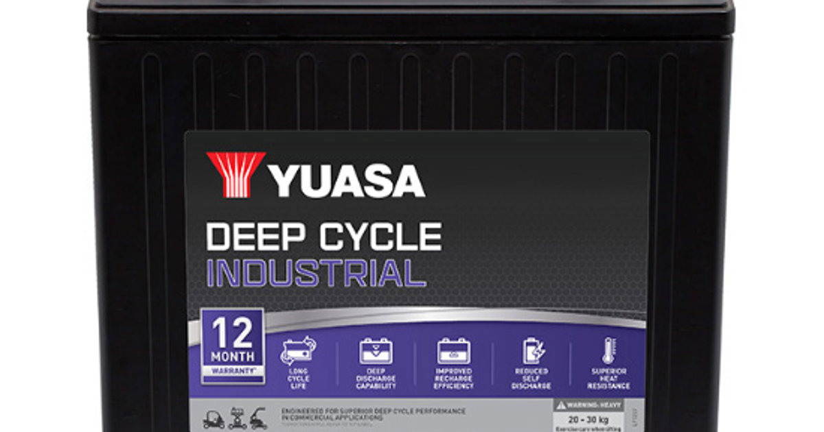 C8VGC - Deep Cycle Industrial Deep Cycle batteries | Yuasa Batteries